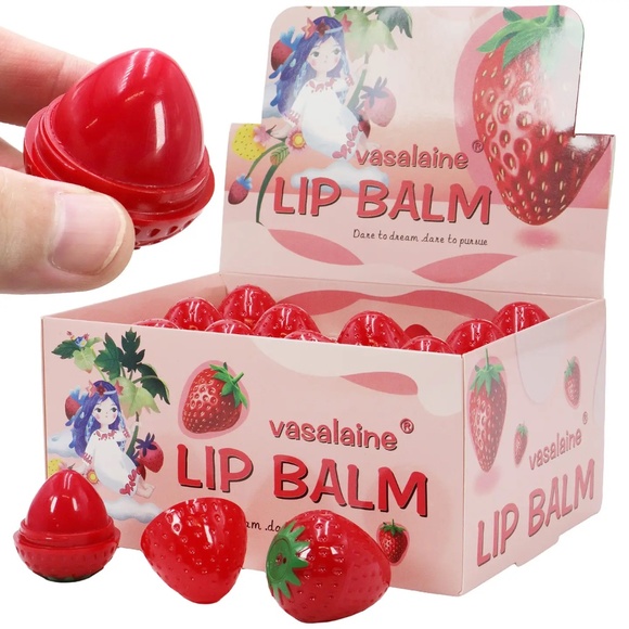 Makeup | Strawberry Shortcake Inspo Soft Touch Round Lip Balm 24 Pcs ...